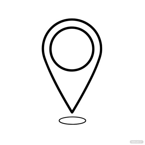 Location Pin Icon Free Vector Graphic For Maps And Navigation 3544547