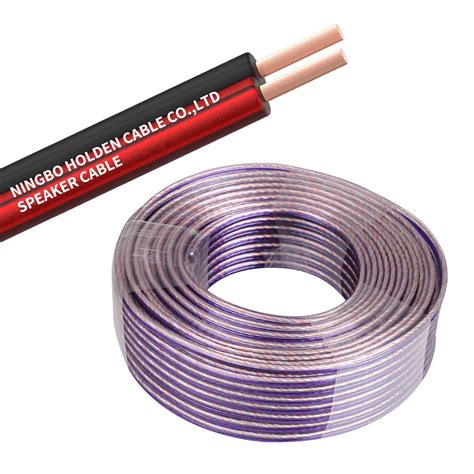 Flat 15mm 25mm Cables Cca Copper Speaker Cable Wire Speaker Wire
