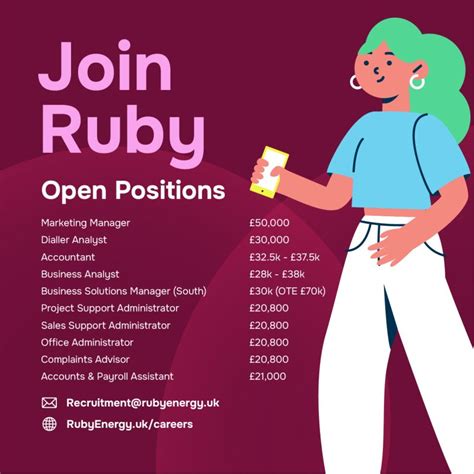 Speaktoruby Joinruby Speaktoruby Careersatrubyenergy Nowhiring
