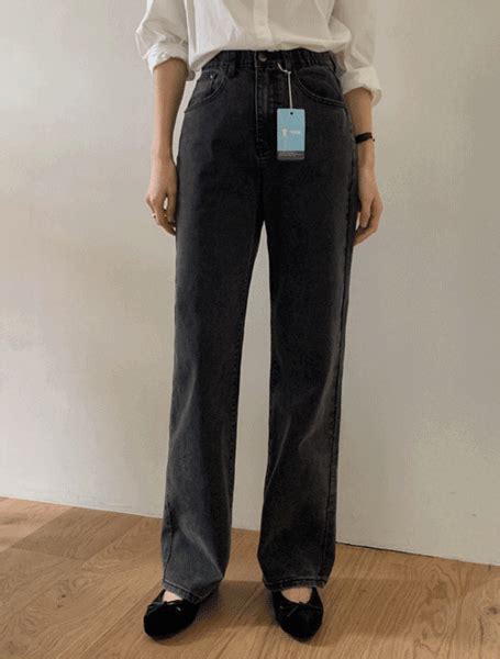 베니토 데일리일자핏사방스판만능코디템 1천장돌파 Made Better Jeans No237 데일리 스트레이트 2types기본롱5cm 딥그레이블랙