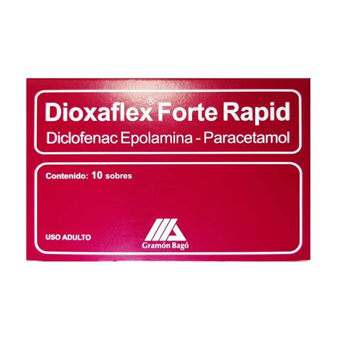 Dioxaflex Forte Rapid X 10 Sobres Farmacity Uruguay