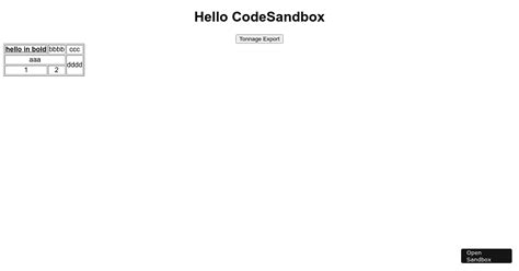 Excel Test Forked Codesandbox Excel Test Forked Codesandbox