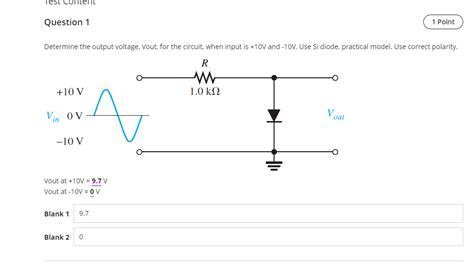 Solved Test Content Question Point Determine The Output Chegg