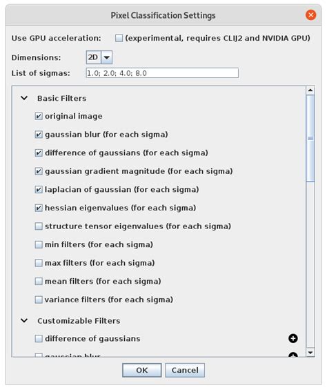 Labkit Automatic Segmentation Guidelines