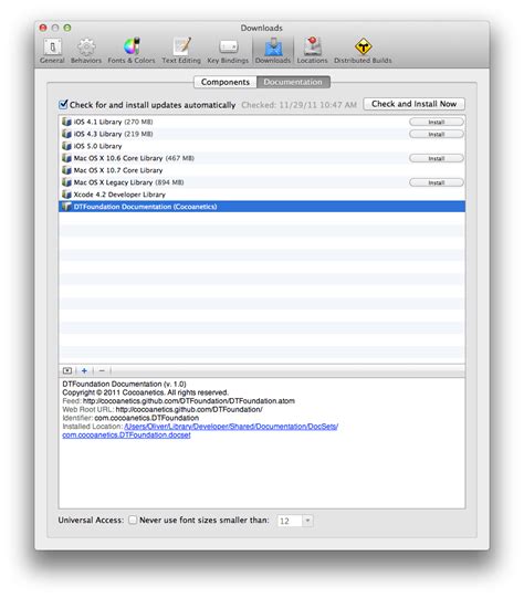 Amazing Apple Like Documentation Cocoanetics