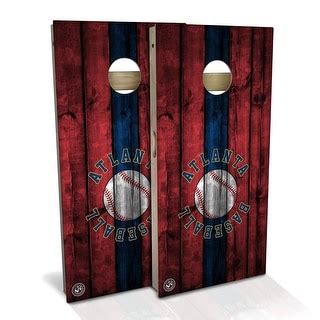 Atlanta Baseball Outdoor Cornhole Board Set Bed Bath And Beyond 36605111