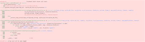 Valueerror Arrays Must All Be Same Length · Issue 7 · Gotecgit2net