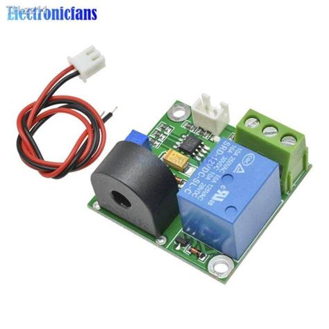 Ac Current Detection Sensor Module Dc 12v 0 5a Overcurrent Protection Relay Module Switch Output