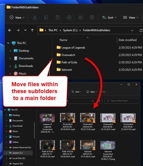 Move All Files From Subfolders To Main Folder Windows Artofit