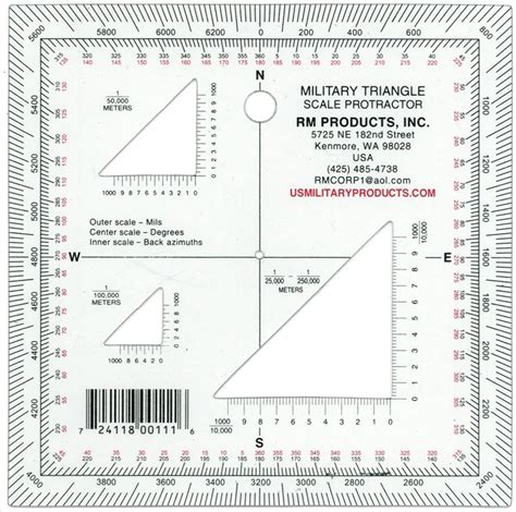 Map Protractor Battle Board