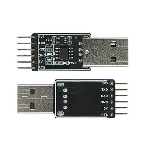 USB เพอ TTL โมดลพอรตอนกรมใหมเดม CH340N แบบบรณาการ5โวลตถง3 3โวลตพอรตอนกรมการแกจด