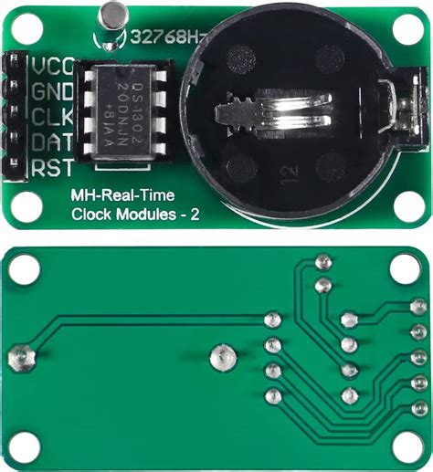 Redtagcanada Ds1302 Clock Module Real Time Clock Module Rtc For Avr Arm For Arduino