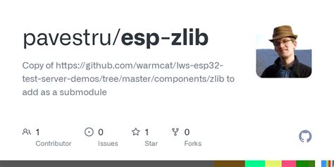 GitHub Pavestru Esp Zlib Copy Of Https Github Com Warmcat Lws Esp32 Test Server Demos Tree