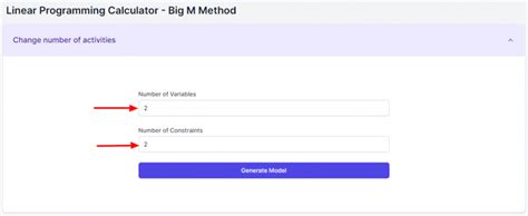 Big M Method Calculator Online Linear Programming 🥇