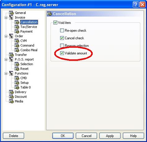 Validate Amount On Cancel Check