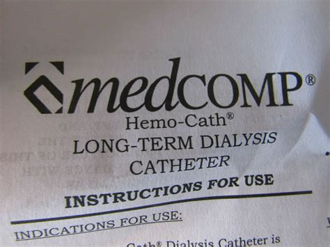 New Medcomp Ref Mc101241 Hemo Cath Double Lumen Basic Set 125f X 15cm