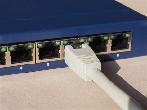 Premium Photo Modem Router Switch With Rj45 Ethernet Plug Ports