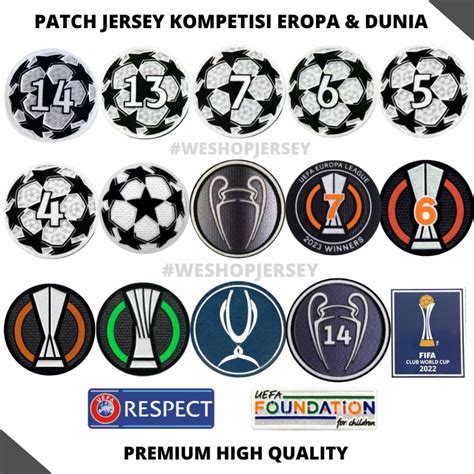Jual Patch Jersey Ucl Emblem Terbaru Shopee Indonesia