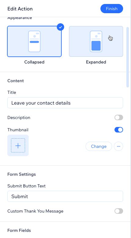 Hopp By Wix Adding And Managing Actions For Link In Bio Page Help