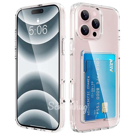 Clear Card Case For Iphone 16 Pro Max Screenhug