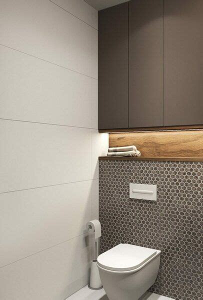 Тренд в разумном хранении встроенный шкаф над инсталляцией в санузле Architect Guide Дзен