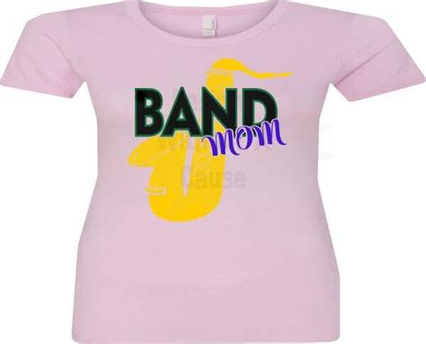 Band Mom Saxophone Svg Png Dxf Etsy