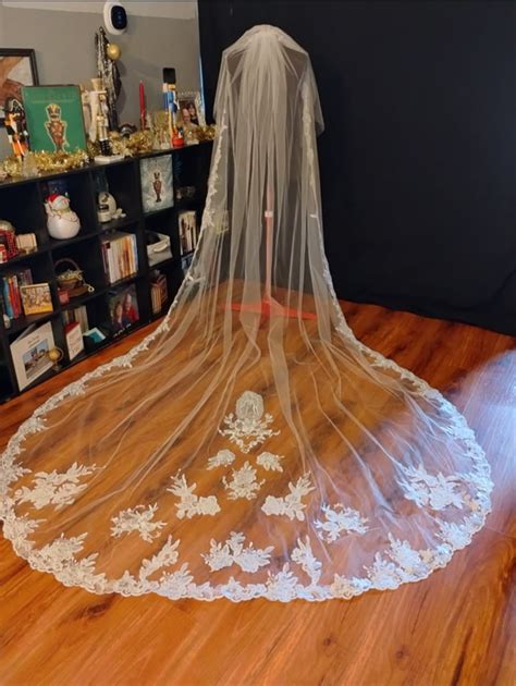 Virgin Mary Cathedral Veil Etsy
