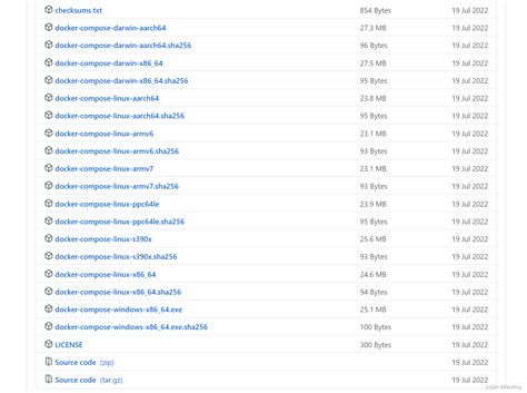 Docker Compose离线安装 Csdn博客