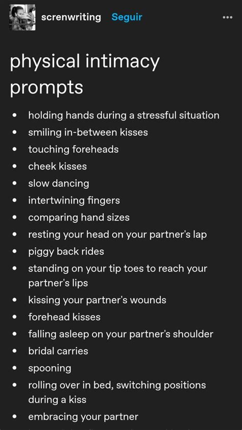 intimacy prompts Inspiración para la escritura Consejos sobre escritura Lectura y escritura