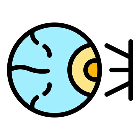 Premium Vector Optometry Laser Icon Outline Optometry Laser Vector Icon Color Flat Isolated