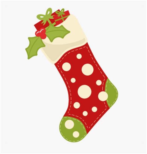 Stocking Cliparts Cartoon Cute Christmas Stocking Hd Png Download Kindpng