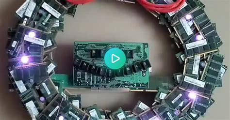 ram wreath with 20 ws2811 leds controlled by a d1 mini arduino and
