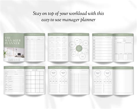 Editable Office Task Planner Bundle Printable Work Schedule Planner Office Organizer Work To