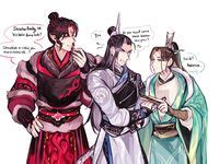 Shen Qingqiu X Liu Qingge X Luo Binghe Ideas The Scum Villain S Self Saving System Scum