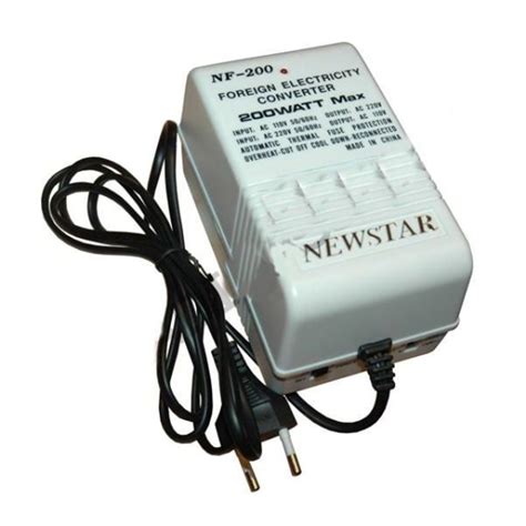 დენის გადამყვანი Newstar Nf 200 220 ვოლტიდან 110 ვოლტზე Input Voltage 220v 110v Allmarket Ge