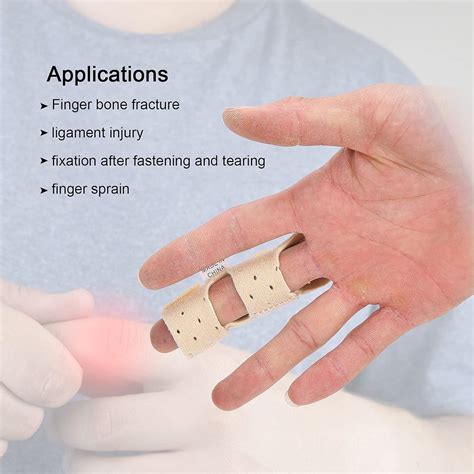Milltrip Finger Splint Brace For Finger Sprain And Fracture Support
