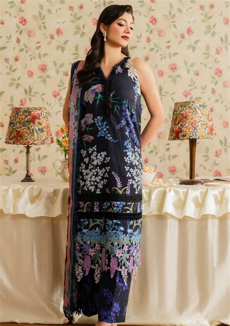 Lawn Asifa And Nabeel Meraki Vintage 25 Mehtab Mvl25 10 Saleem