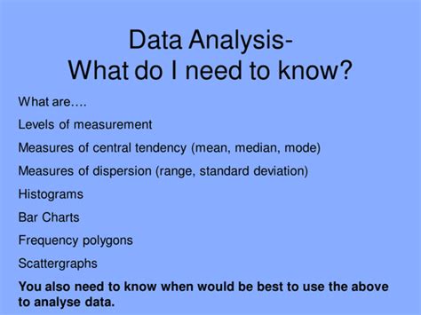 Research Methods Data Analysis Teaching Resources