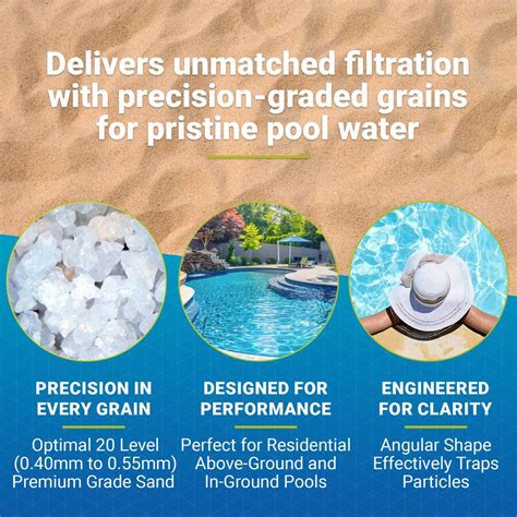 Us Silica Silurian 20 Grade Angular Pool Filter Sand For Optimal