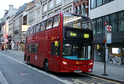 London Bus Routes Photography Route N89 Erith Trafalgar Square