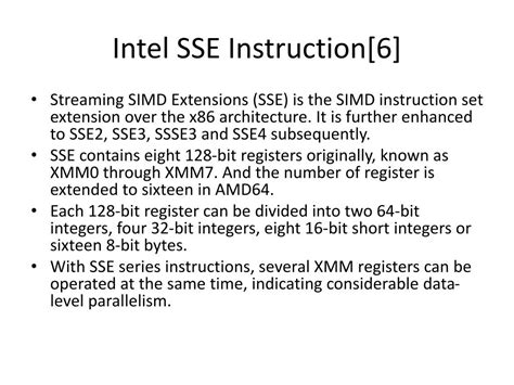 Ppt Time Optimization Of Hevc Encoder Over X86 Processors Using Simd