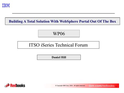 Ibm Websphere Portal