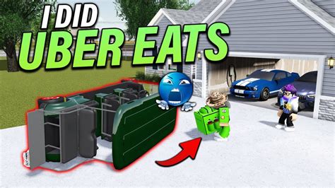 Uber Eats In A Golf Cart Roblox Greenville Youtube