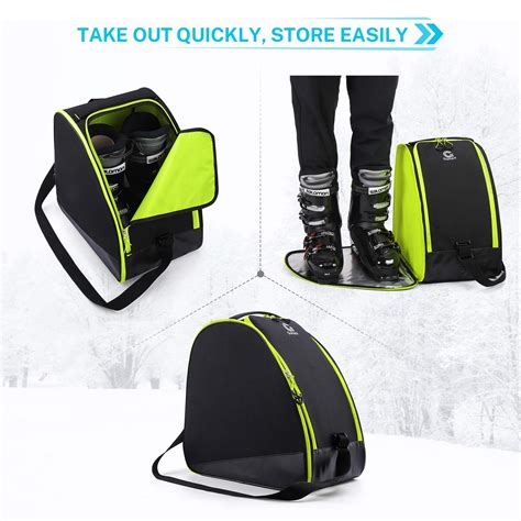 Gonex Padded Ski Bag And Boot Bag Combo For Men And Women