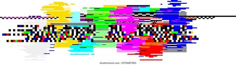 Pixel Sorting Effect Creating Abstract Glitch Stock Vector Royalty Free 2570687481 Shutterstock