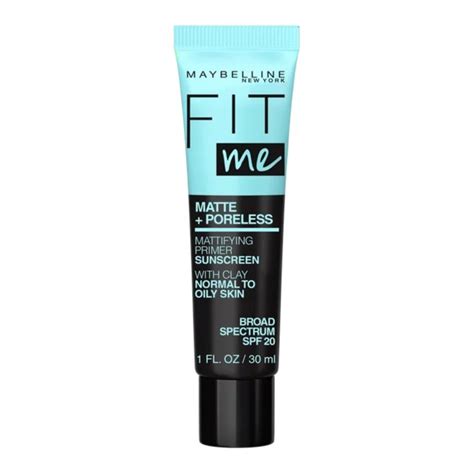 Primer Fit Me ® Matte Poreless Mattifying Face Primer Makeup Maybelline 30ml Makeup Primer