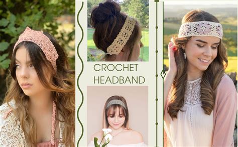 Haimeikang Hippie Hair Bandanas Headbands For Women Boho Headband Knit Hair Bands