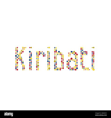 Kiribati Map Silhouette Pixelated Generative Pattern Illustration Stock Vector Image And Art Alamy