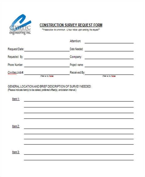 Land Survey Records Request Form At Nora Parker Blog