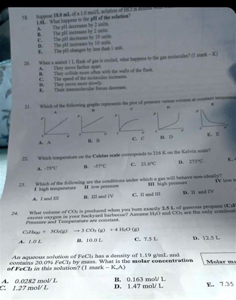 Texts Suppose Ml Of A Moll Solution Of Hcl Is M What Happens To The Ph Of The
